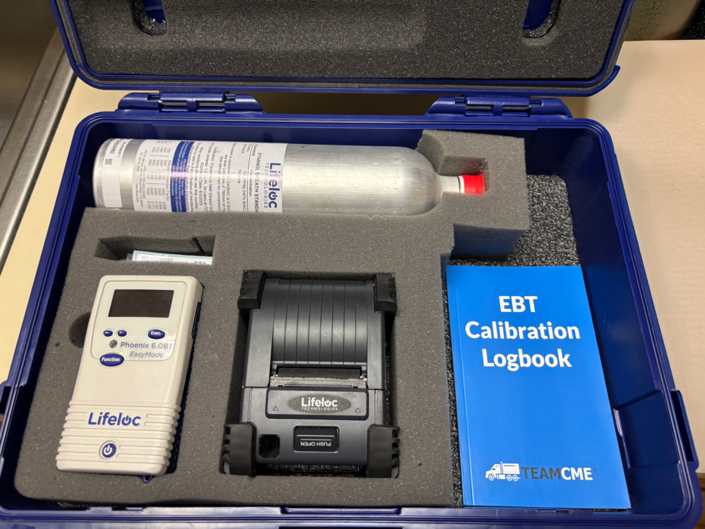 Calibration Logbook for Breath Alcohol Testing Devices